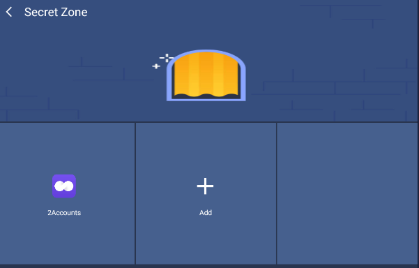 How to use Secret Zone – 2Accounts App